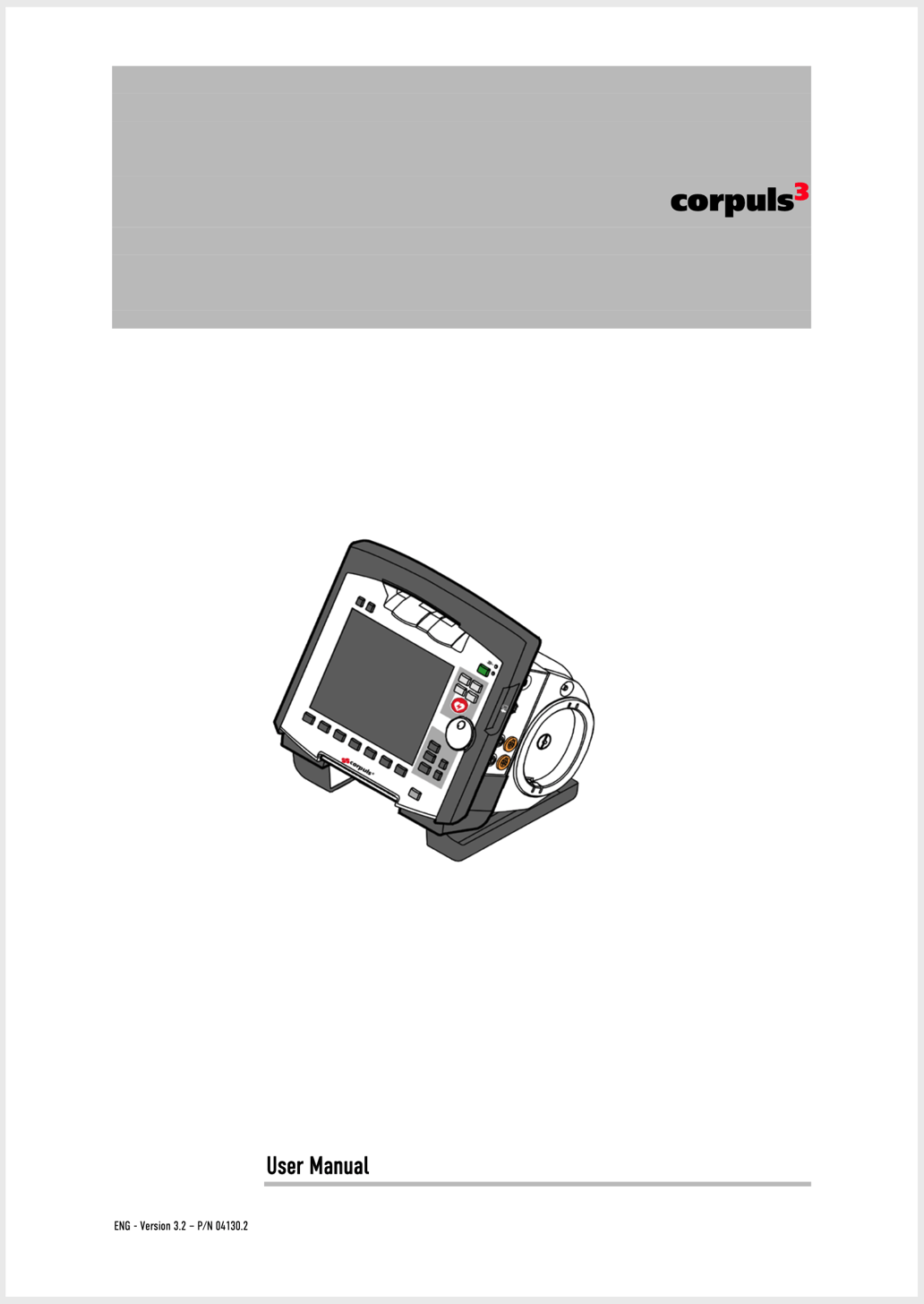 corpuls3 User Manual, software version 3.2
