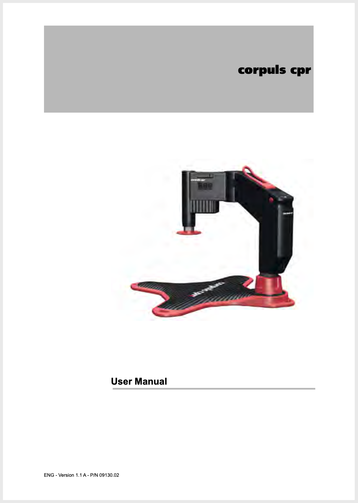 corpuls CPR Arm User Manual (v1.1)
